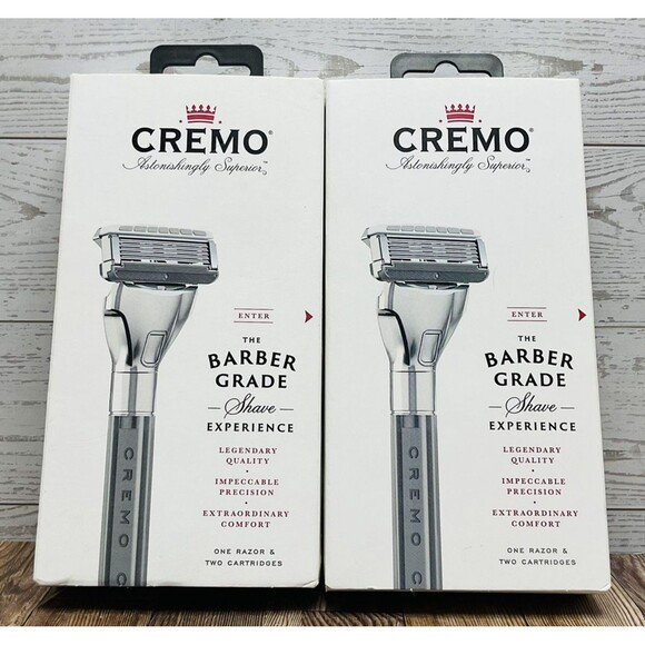 Cremo | Grooming | Cremo Barber Grade Razor System 2 Pack 5 Blade ...